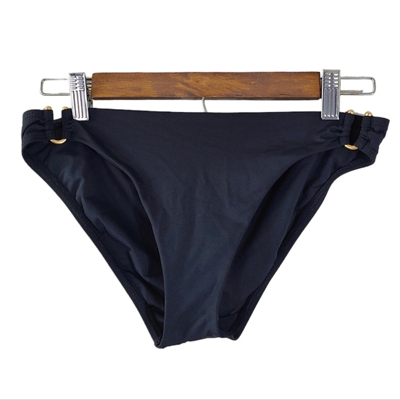 l*space | Swim | Lspace Solid Black Ring Bikini Bottom | Poshmark